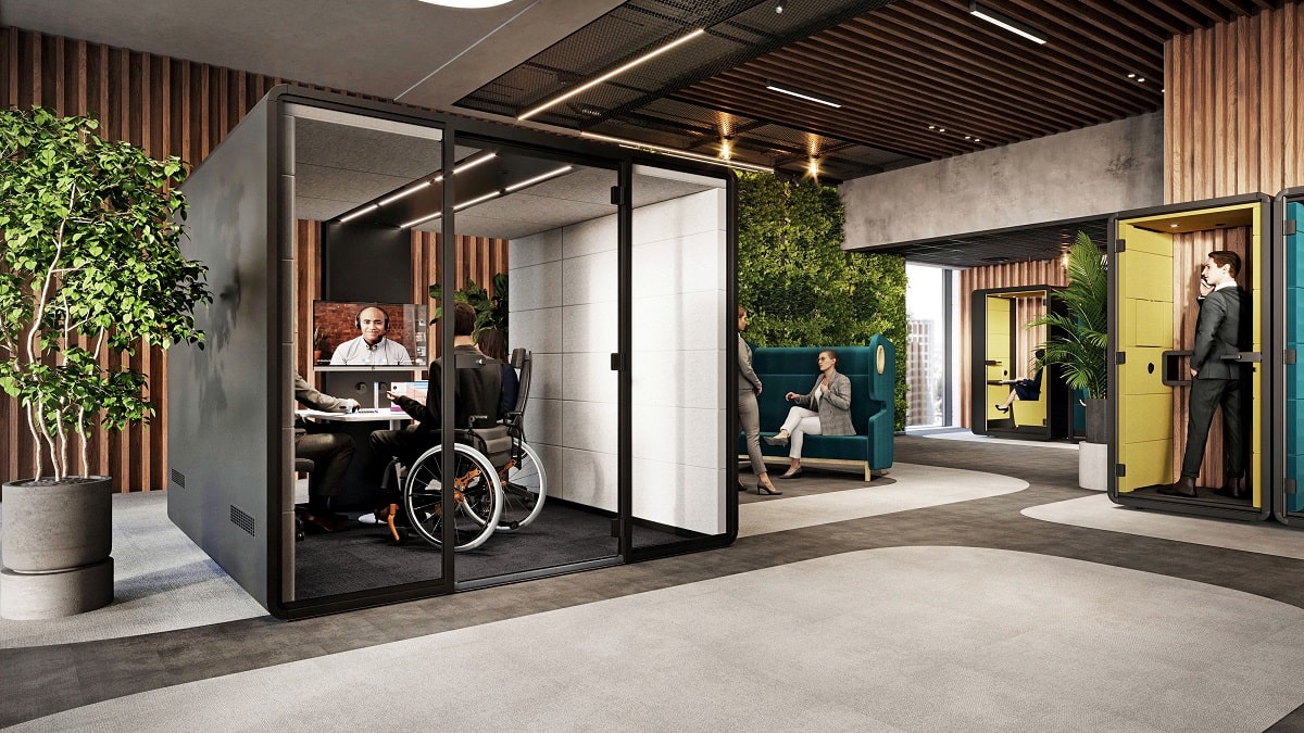 Set your coworking space apart with pods and booths | Corporate ...
